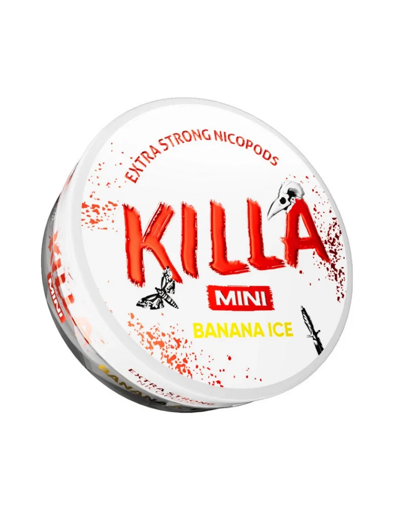 Snus KILLA Mini Banana Ice - A Tropical Chill in Every Pouch Snus KILLA Mini Banana Ice - A Tropical Chill in Every Pouch